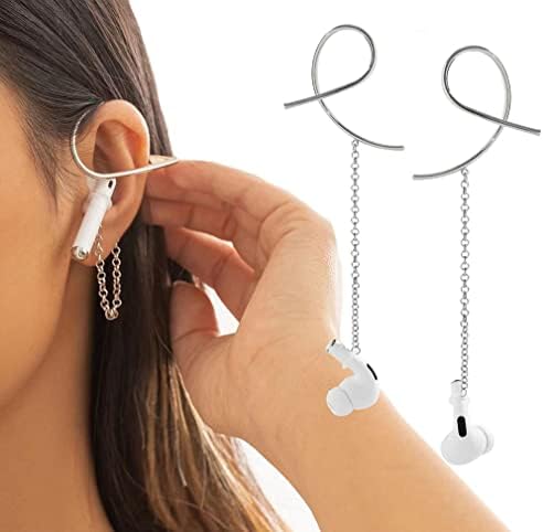 Amazon.com: Earrings for Airpods Ear Holder Clips, Clip-On Anti Lost ...