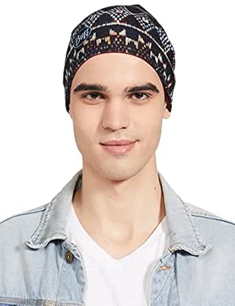 Buy Buff Unisex Blue Heiq Cooling Microfiber Reversible Winter Hiking |Trekking | Biking ...