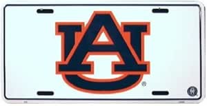HangTime Auburn (AU Logo) Embossed Metal auto tag