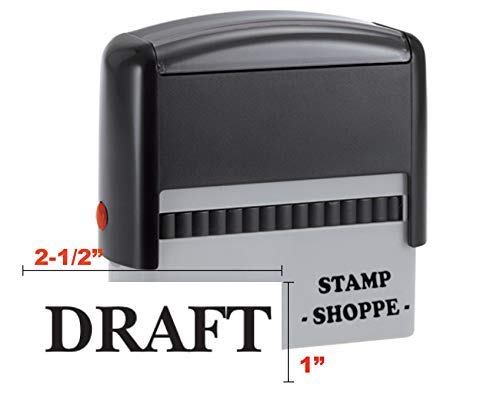 Amazon.com : Draft Self Inking Stamp Bundled with 1oz Refill Ink ...
