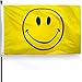 Amazon.com: DANF Happy Face Flag 3x5 Ft Thick Polyester, Fade Resistant ...