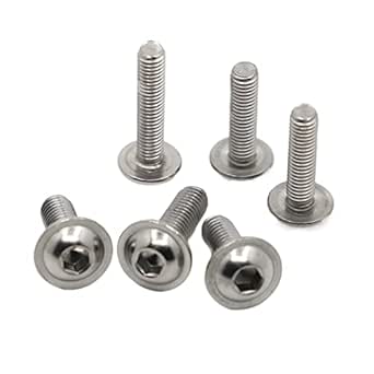 Amazon.co.jp: M3 M4 M5 M6 M8 ISO7380.2 Stainless Steel Hex Socket Round ...