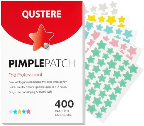 Amazon.com: QUSTERE Pimple Patches for Face, Hydrocolloid Acne Patches ...