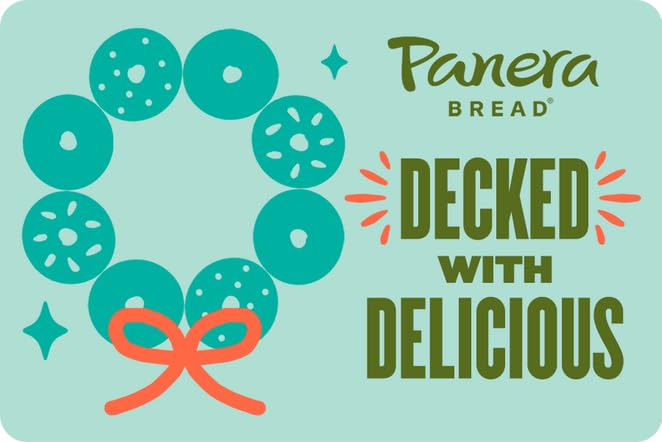Amazon.com: Panera Bread Wreath Gift Card - Email Delivery: Gift Cards