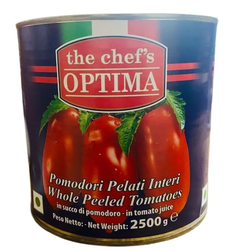 The Chef's Optima Pomodori Pelati Interi Whole Peeled Tomatoes, 2500g ...