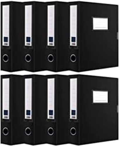 GOYADA 8 Pack Box Files Foolscap, A4 File Box with Ring Pull and Catch ...