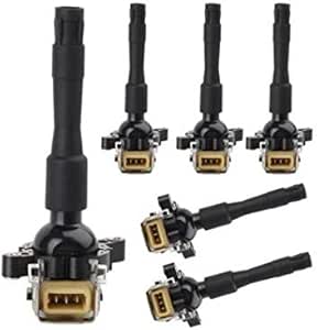 Amazon | AL パック 6 イグニッションコイル BMW用 E36 E46 E31 E38 E39 E53 UF354 E721 ...