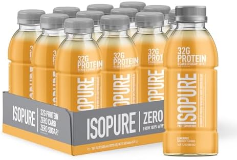 Amazon.com: Isopure Zero Carb 32g Clear Protein Ready-to-Drink, Whey ...