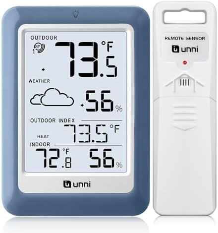 Amazon.com : SMARTRO Wireless Remote Sensor Indoor Outdoor Thermometer ...
