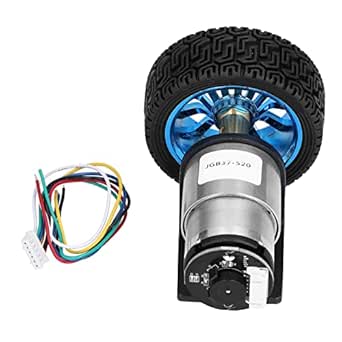 3NH® DC Geared Motors, Encoder Motor Set 6mm D Shaft Micro Strong Power ...
