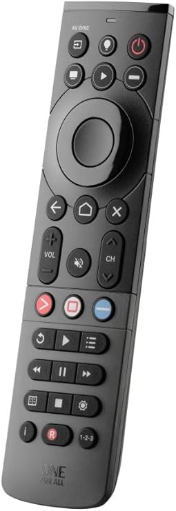 Amazon.com: One For All Universal Smart Streamer Remote, Controls Up to 5 Devices, Backlit ...