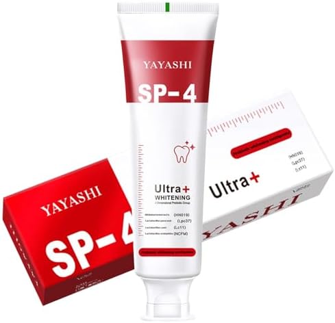 Amazon.com: Ultra SP-4 Probiotic Whitening Toothpaste - Yayashi SP-4 ...