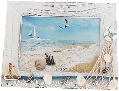 Amazon.com - Nautical Theme Wooden Photo Frames Picture Holder Home ...