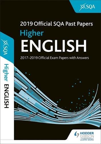 2019 Official SQA Past Papers: Higher English: Amazon.co.uk: SQA ...