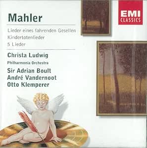 Otto Klemperer, Gustav Mahler, Philharmonia Orchestra, Christa Ludwig, Adrian Boult, Andre ...