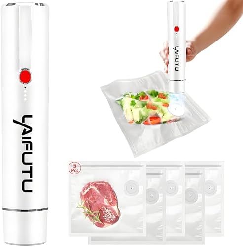 Amazon.com: FoodSaver Handheld Vacuum Food Sealer Machine Cordless for Zipper bags and food ...