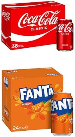 Bundle: Coca-Cola Classic 36pk & Fanta 24pk : Amazon.com.au: Pantry ...