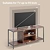 Amazon.com: Gizoon TV Stand for TV up to 65 Inch with Open Shelves, 3 ...