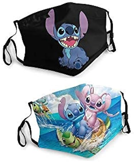 Amazon.com: Stitch Face Mask with Filter Adjustable Face Masks Washable ...