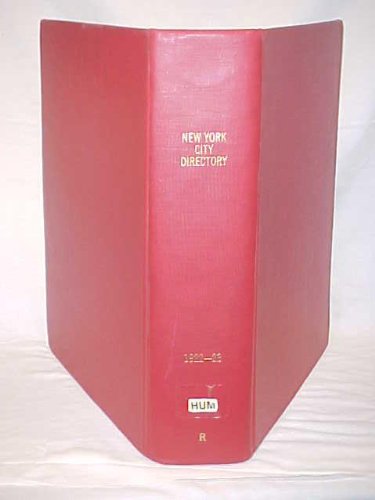 R.L. Polk & Co.'s Trow General Directory of New York City, Embracing ...