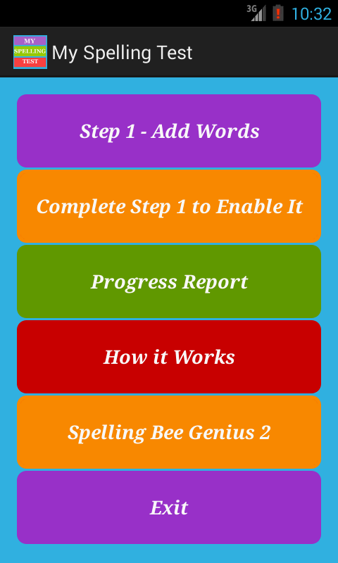 My Spelling Test - App on Amazon Appstore