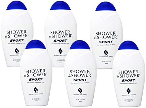 Amazon.com : SHOWER TO SHOWER Body Powder Sport 8 oz (Pack of 3) : Bath ...