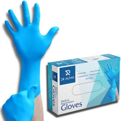 Dr Alpha Nitrile Gloves Powder Free Medical Examination gloves ...