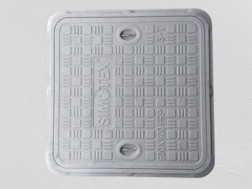AMEERAJ Fiber Reinforced Polymer (FRP) 3 Tons Capacity Manhole Cover ...