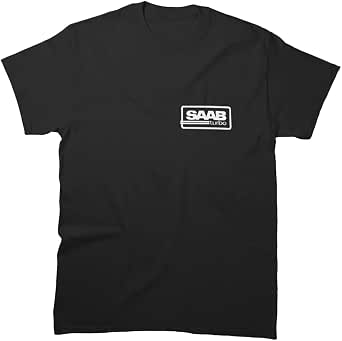 Men Women Shirt Classic Holiday Saab Cool Patch Tee White Sleeve ...