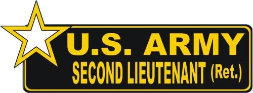 Amazon.com - United States Army Retired Second Lieutenant Bumper ...