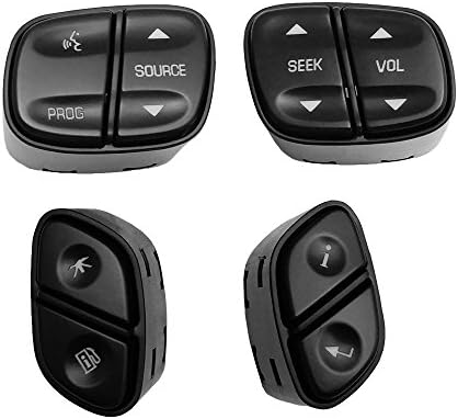 Amazon.com: A-Premium 4-PC Steering Wheel Control Switch Button ...