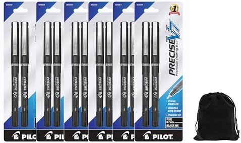 Amazon.com : Pilot Precise V7 Stick Liquid Ink Rolling Ball Stick Pens ...