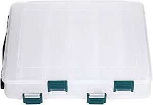 Amazon.com : Fishing Tackle Boxes Waterproof Plastic Fishing Baits Box ...