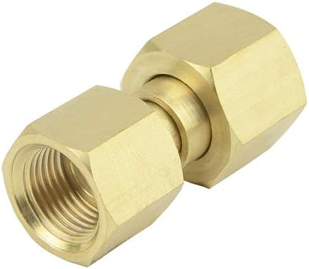 Amazon.com: XINGYHENG Hex Brass Female Pipe Fitting Thread Straight ...