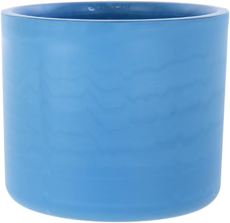 29cm Blue Glazed Egg Pot Planter/Round Plant Container/Flower Bowl ...