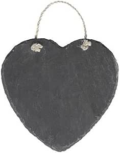Amazon.com: Natural Slate Heart Chalkboard : Office Products