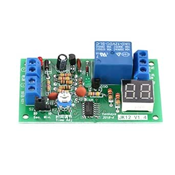 LOCADENCE DC 12V Timer Relay, LED Display Countdown Timing Timer Delay ...