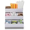 Amazon.com: Displays2go Packet & Condiment Organizer, 9 Compartments ...