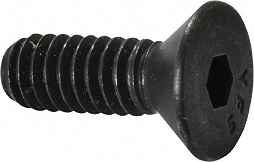 8-32X1/2 Flat Socket Cap Screw Hex Drive Black Oxide Finish Alloy Steel ...