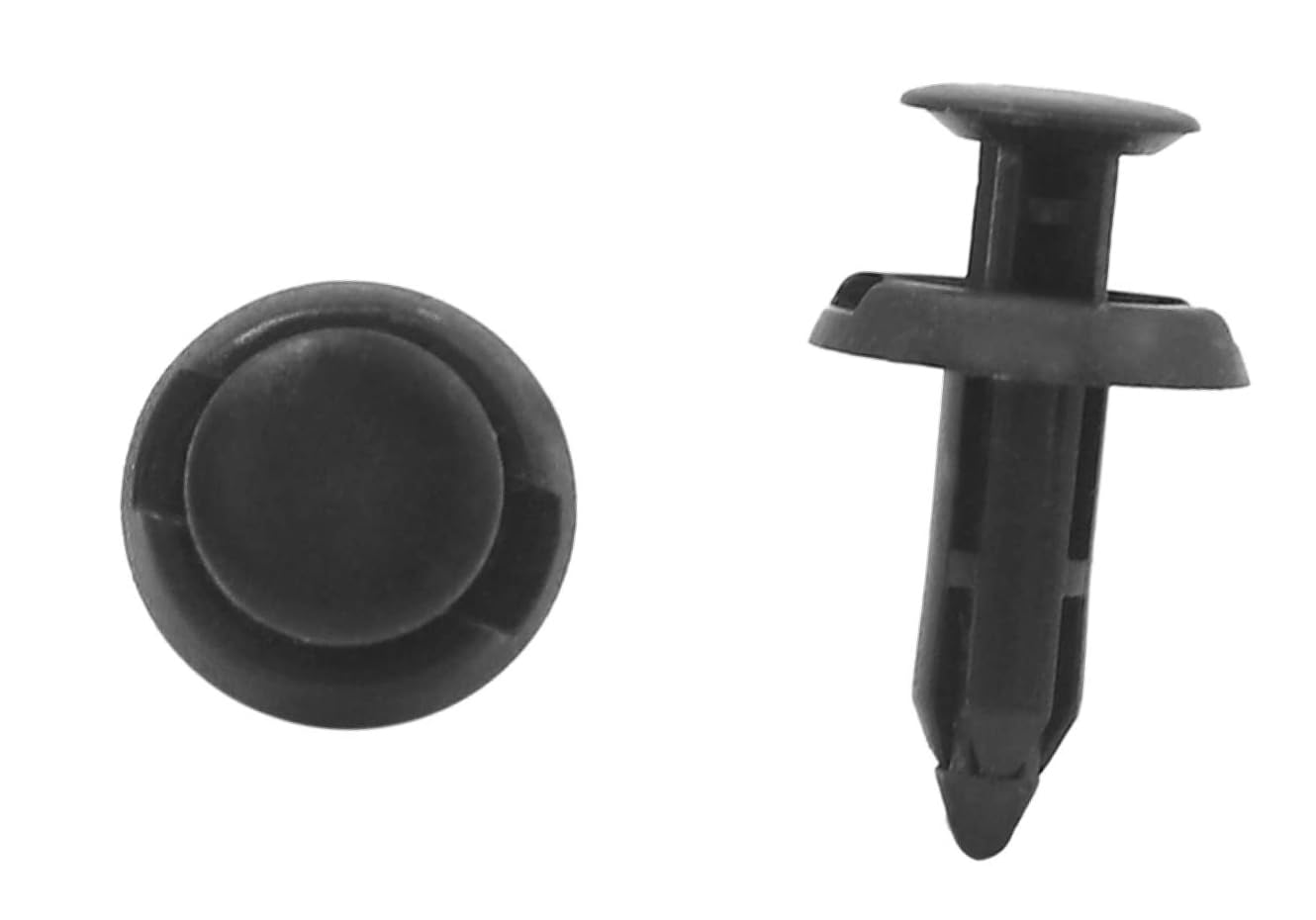 Amazon.com: 6mm Hole Dia Plastic Fastener Door Panel Clips Under Engine ...
