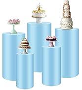 Amazon.com: VLOJELRY 5Pcs Round Cylinder Pedestal Stands for Party ...