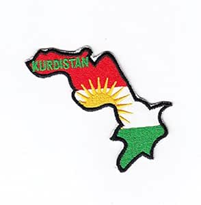 Amazon.com: Multi Color Country National Flag Map Iron on Patch Heat Seal Emblem Applique ...