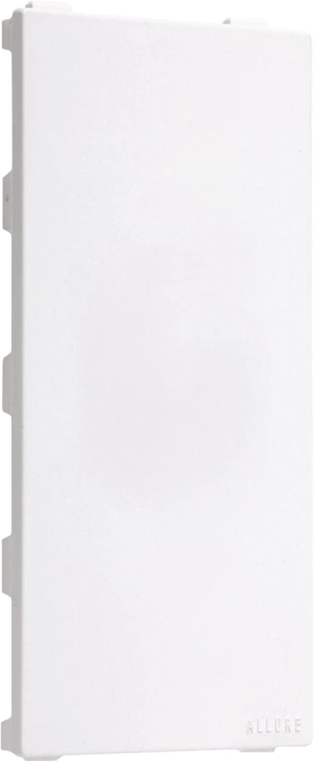 TayMac A00W Allure Nonmetallic Wallplate with Blank Insert, White ...