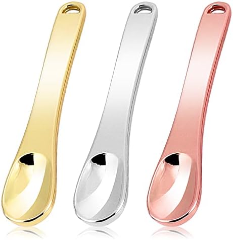 Amazon.com : Mabor 6 Pcs Mini Metal Makeup Spatula Skin Care Cosmetic ...