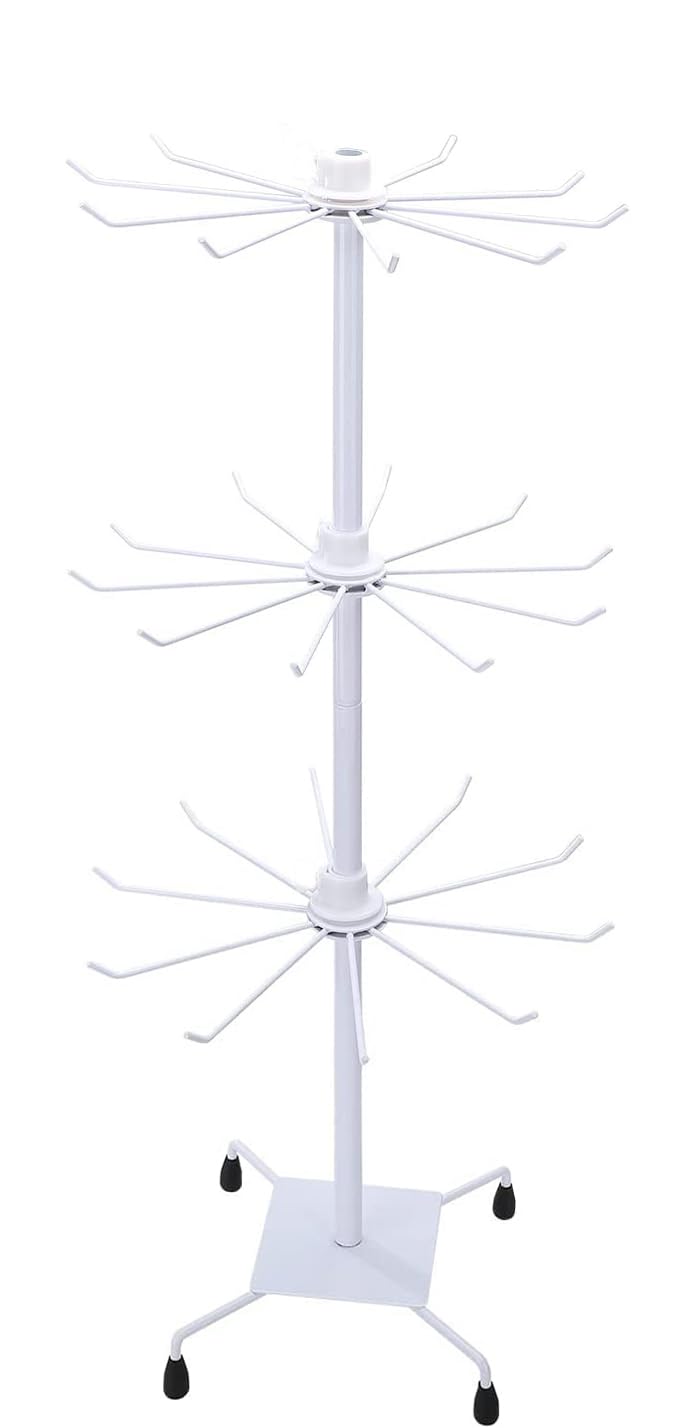 LOGRO 3 Layer Rotating Jewellery Display Stand, Jewellery Organisers ...