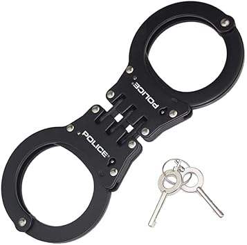 Amazon.com: Handcuffs – Heavy Duty Police Grade Professional Steel Hand ...
