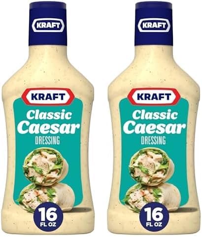 Amazon.com : Kraft Salad Dressing, Caesar, 16 oz (Pack of 2) : Grocery ...