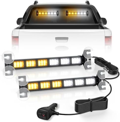 Amazon.com: Emergency Dash Strobe Lights for Trucks,36 LED Flashing ...