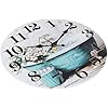 Amazon.com: Bathroom Wall Clock,Rustic Style Waterproof Glass Shower ...