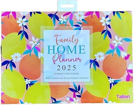Calendar 2025 uk Family Planner, A3 2025 Calendar, 18 Month Family ...